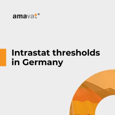 Intrastat thresholds in Germany
