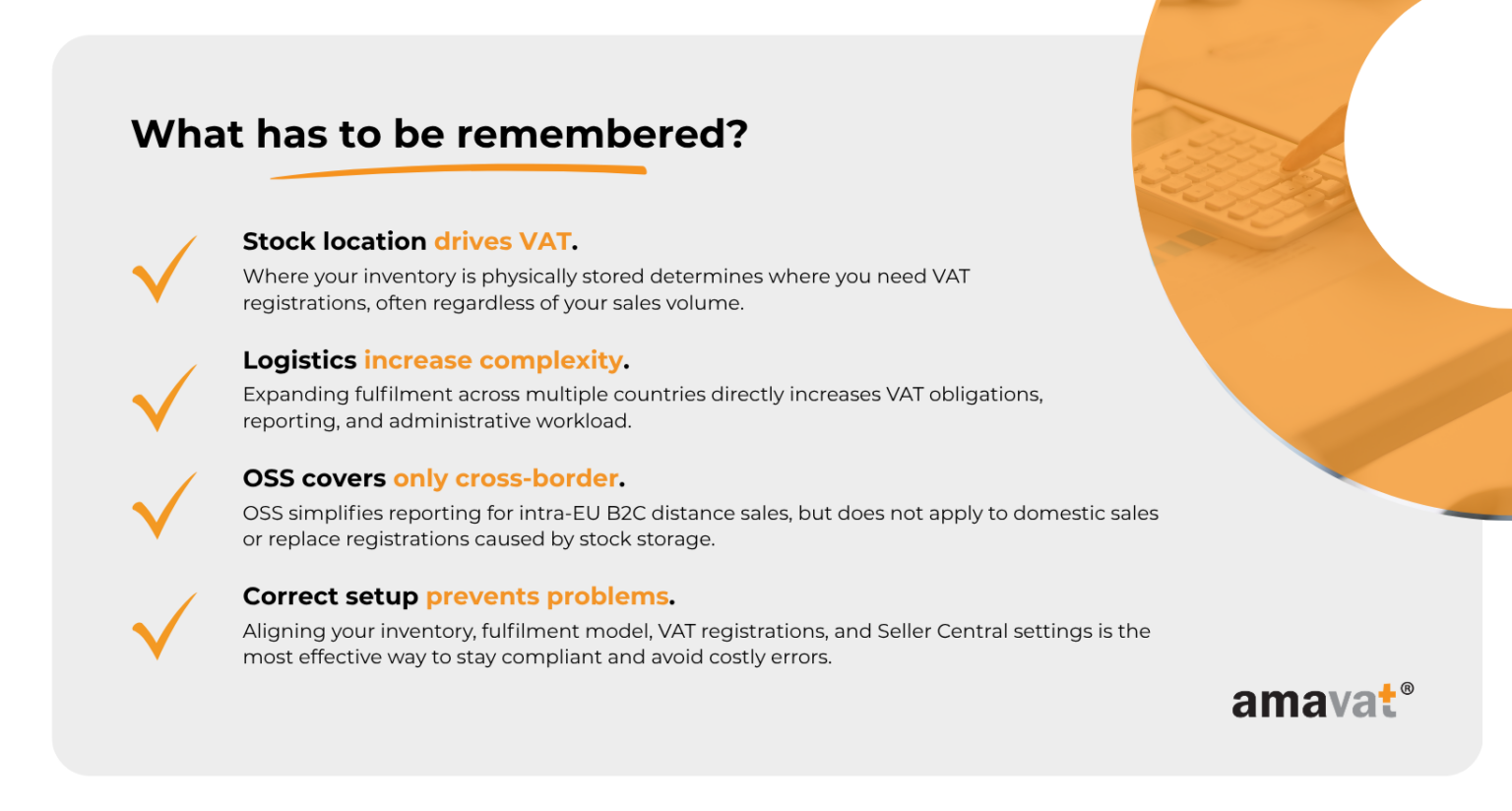 Amazon VAT EU Guide: OSS, FBA & Multi-Country VAT Explained | amavat®